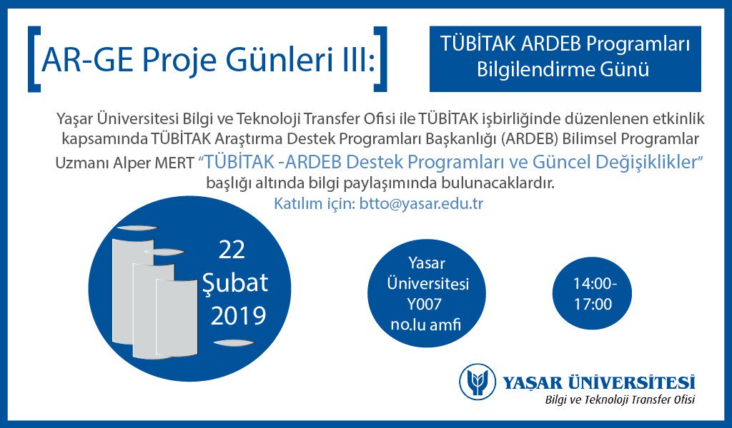 Yaşar Üniversitesi'nde AR-GE Proje Günleri III | Univerlist Yaşar Üniversitesi'nde AR-GE Proje Günleri III | Univerlist